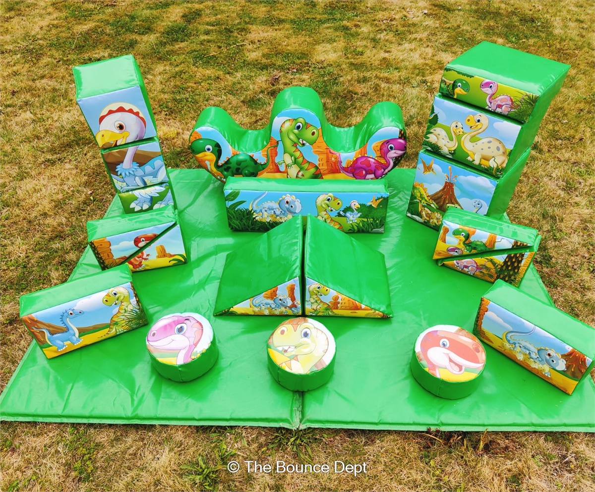 Dinosaur Soft Play with Rocker - Hire in Hampshire | The Bounce Dept