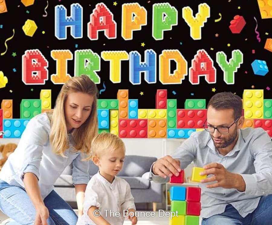 Lego Backdrop with Stand - Hire in Hampshire | The Bounce Dept