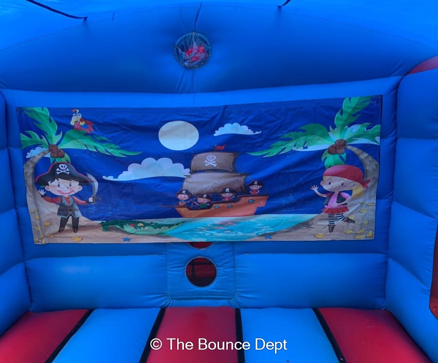 Pirate Castle with Front Slide - Hire in Hampshire | The Bounce Dept