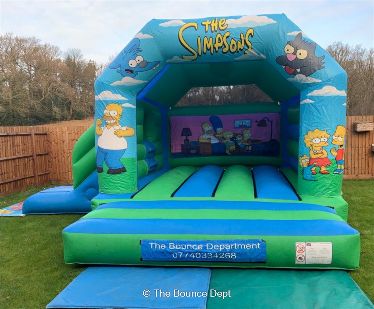 The Simpsons Castle (with or without slide) - Hire in Hampshire | The ...