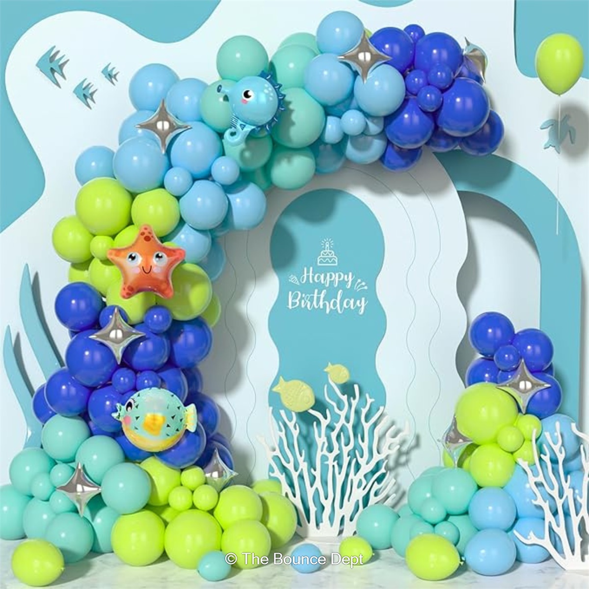 Under the Sea Balloon Arch - Hire in Hampshire | The Bounce Dept