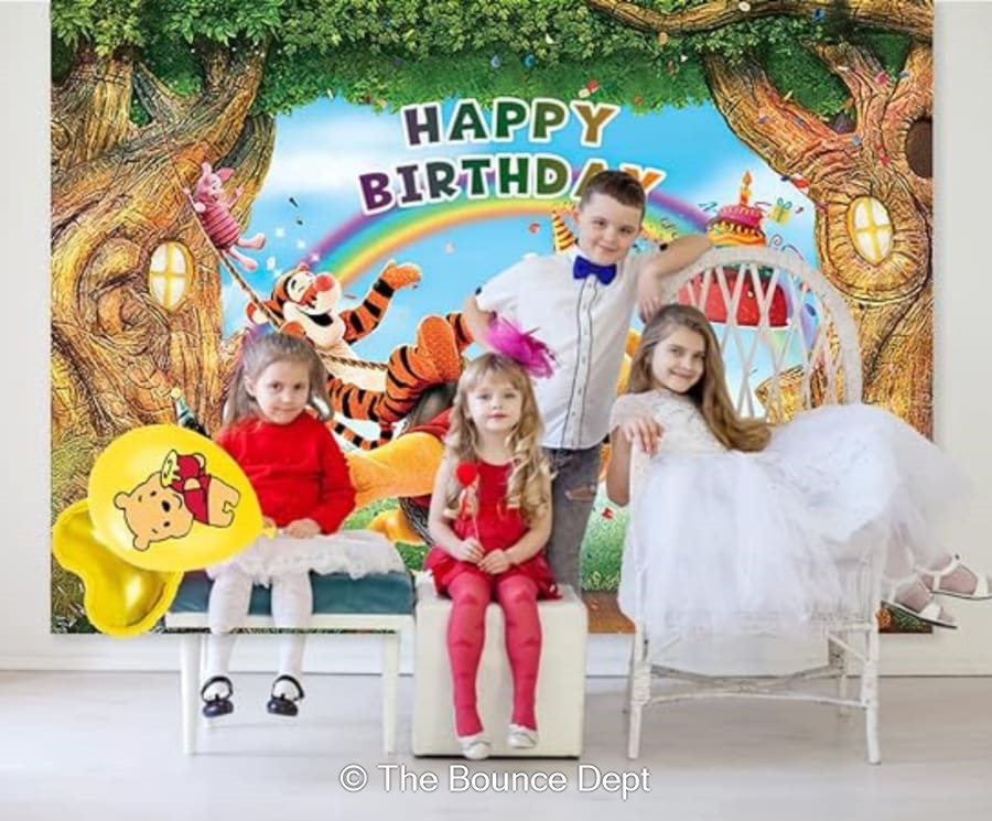 Winnie the Pooh Photo Backdrop with Stand - Hire in Hampshire | The ...
